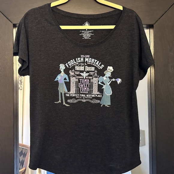 Disney | Tops | Disney Haunted House Graphic Tee Souvenir From Disney ...